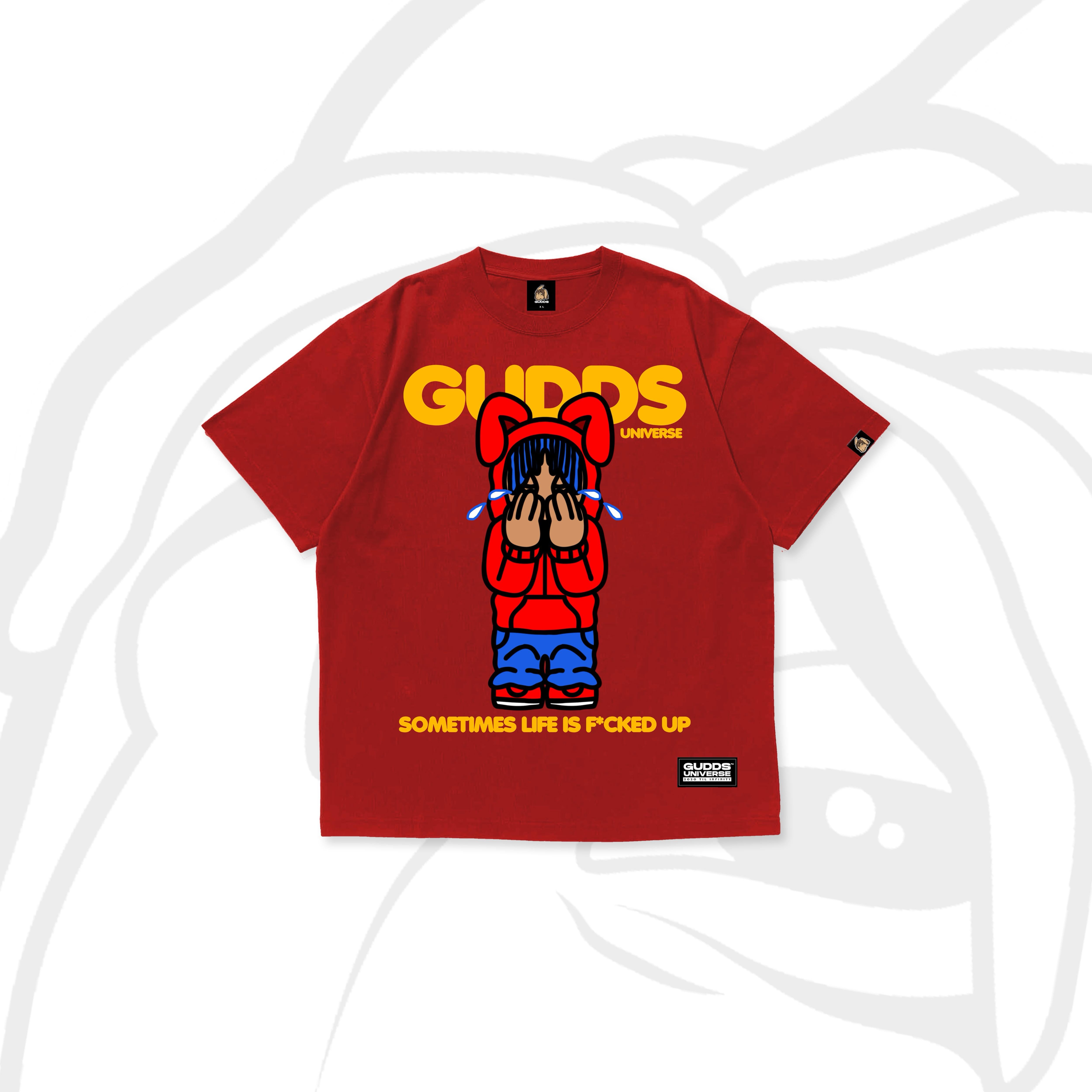 GUDDS UNIVERSE - “SLIFU” GRAPHIC TEE (RED)
